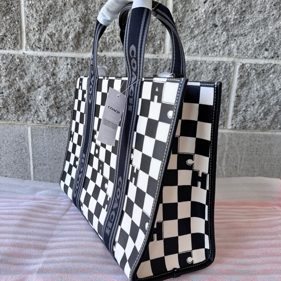 Coach | Bags | Nwt Coach Smith Tote With Checkerboard Print Cr1 | Poshmark